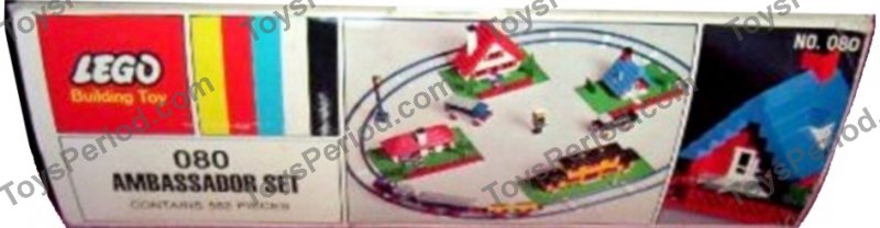 LEGO 080-2 Ambassador Set Instructions and Parts List