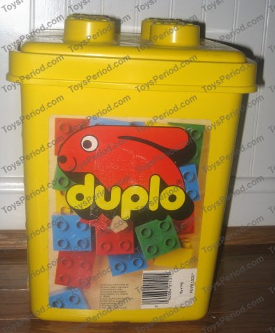 LEGO 1501 Large Duplo PreSchool Basic Building Set in Yellow Bucket ...