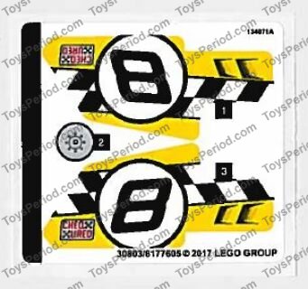 LEGO Sets with Part 42058stk01 Sticker Sheet for Set 42058 - (30803/ ...