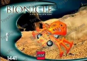 LEGO 1441 Fikou (Tree-Spider) Instructions and Parts List