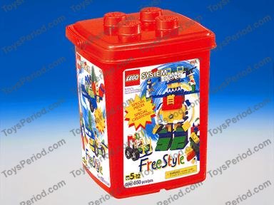 LEGO 4128 XL Freestyle Bucket Set Parts List
