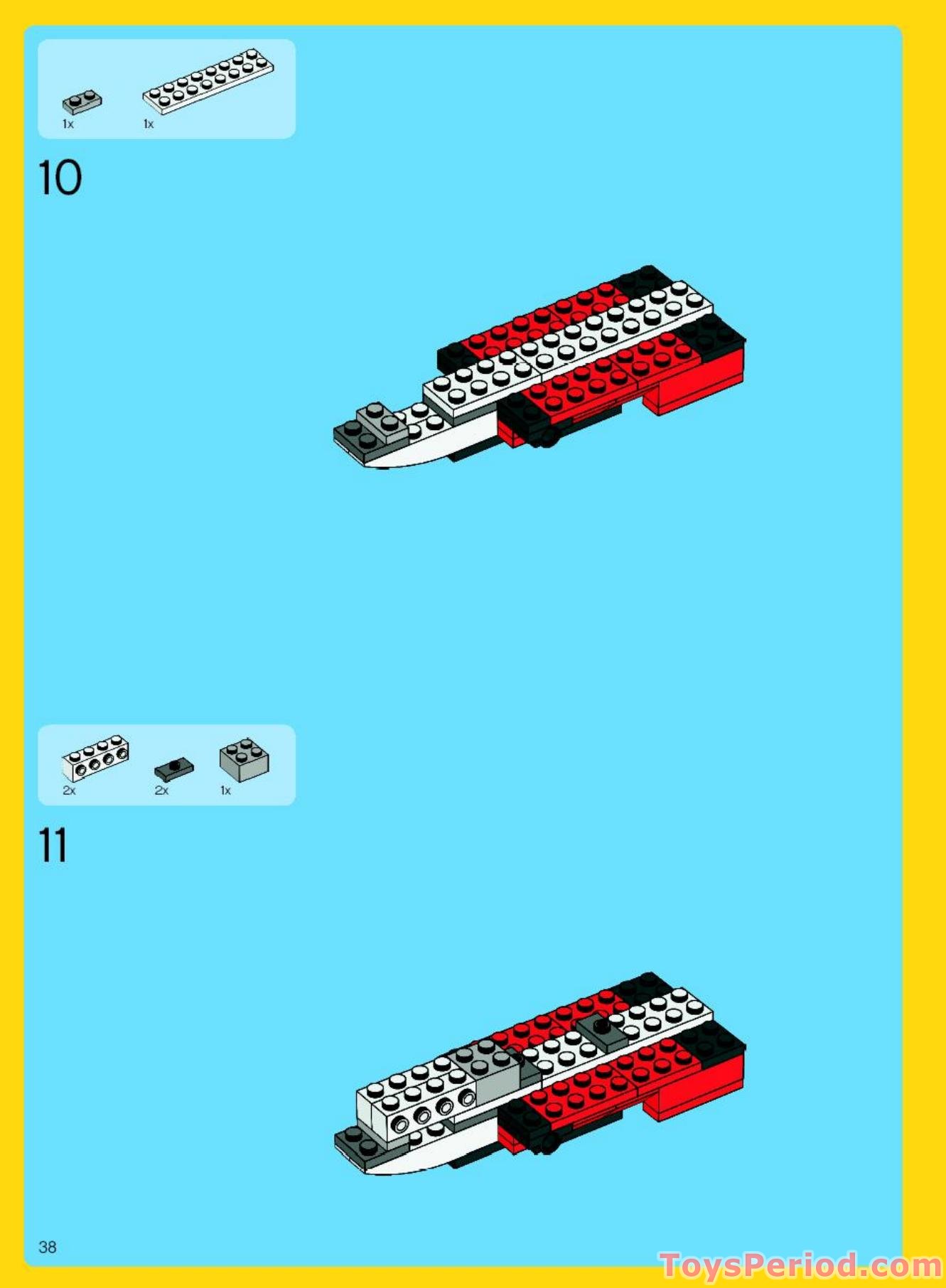 LEGO 5892 Sonic Boom Instructions and Parts List