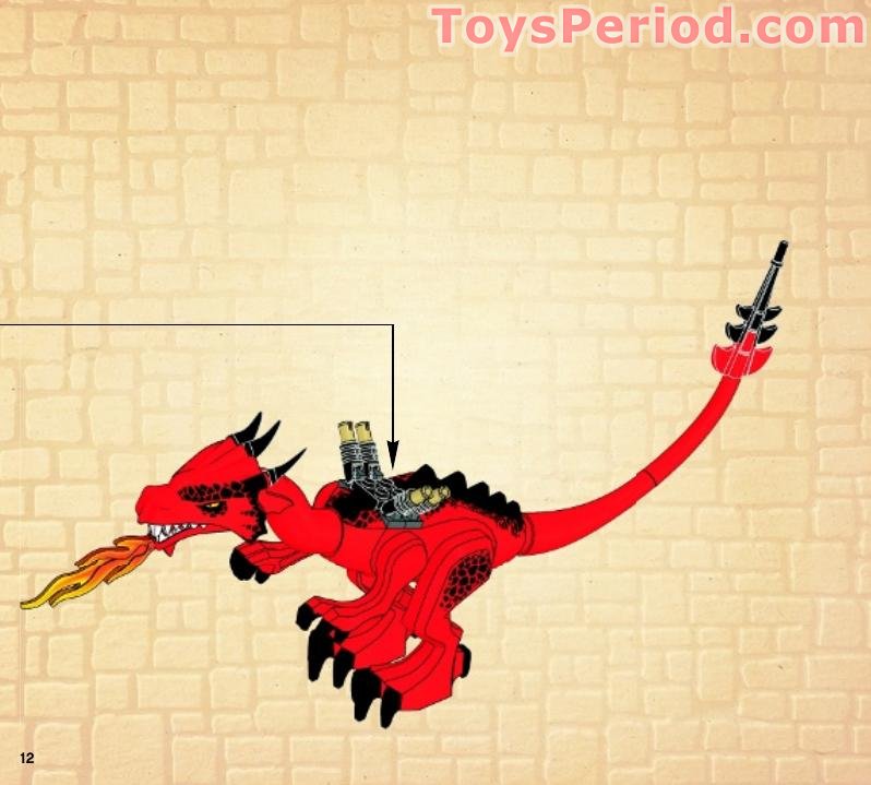 LEGO 70403 Dragon Mountain Instructions and Parts List