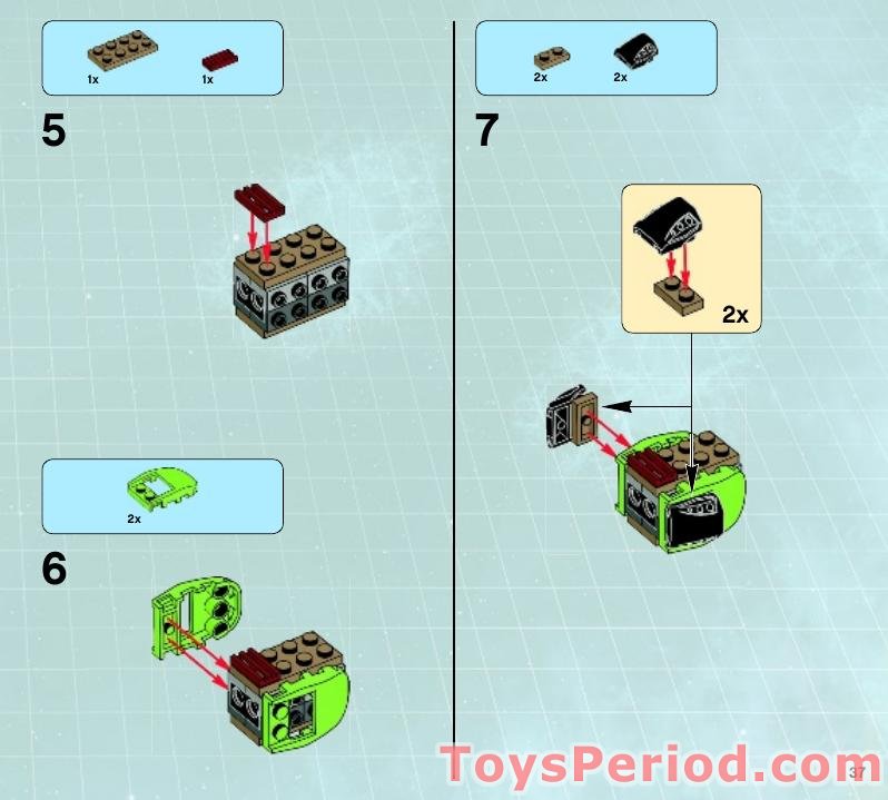 LEGO 70702 Warp Stinger Instructions and Parts List