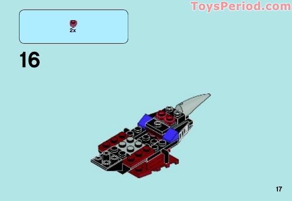LEGO 70000 Razcal's Glider Instructions and Parts List