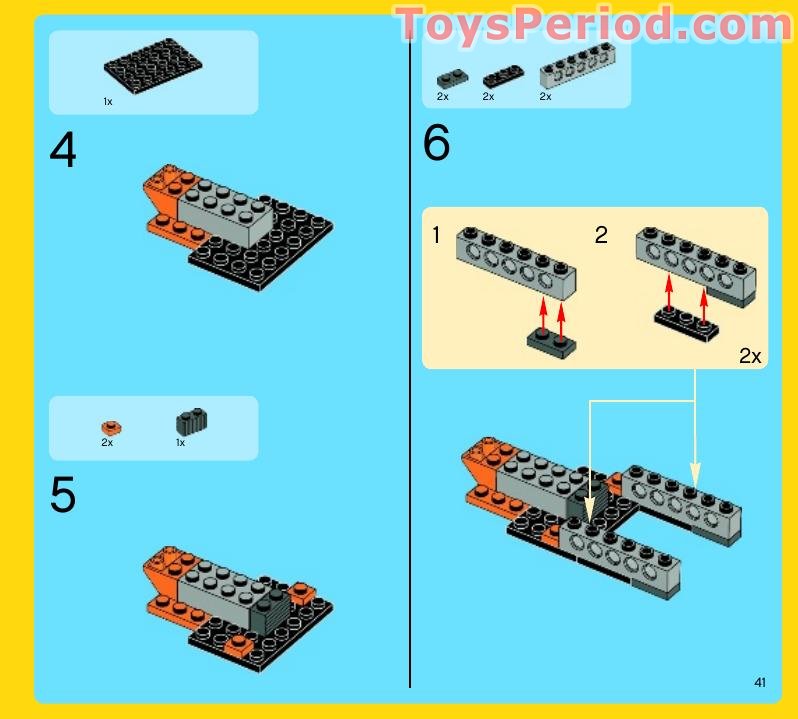 LEGO 7291 Street Rebel Instructions and Parts List