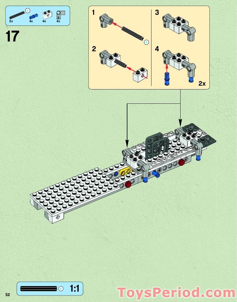 LEGO 75021 Republic Gunship Instructions and Parts List