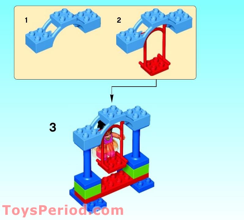 LEGO 10504 My First Circus Instructions and Parts List