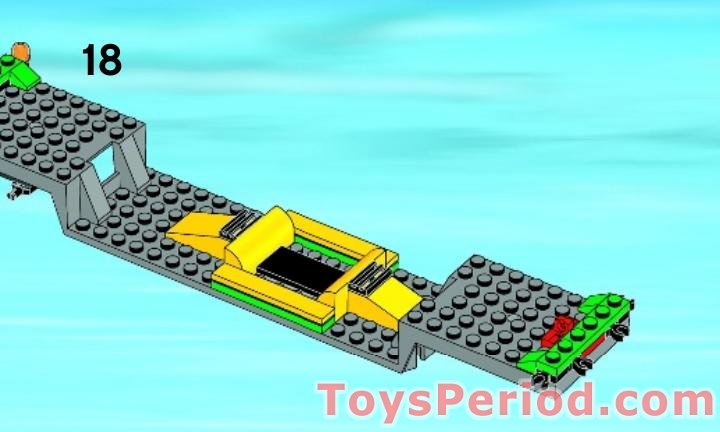 LEGO 4203 Excavator Transport Instructions and Parts List