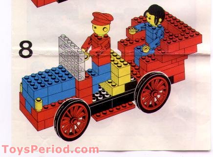 LEGO 196 LEGO Building Set with People - Antique Car Instructions and ...