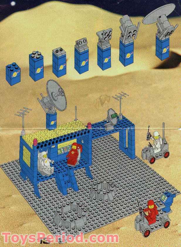 LEGO 493-1 Space Command Center (Flatplate Version) Instructions and ...