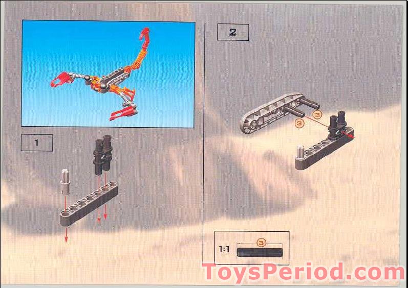 LEGO 10023 Bionicle Master Builder Set Instructions and Parts List