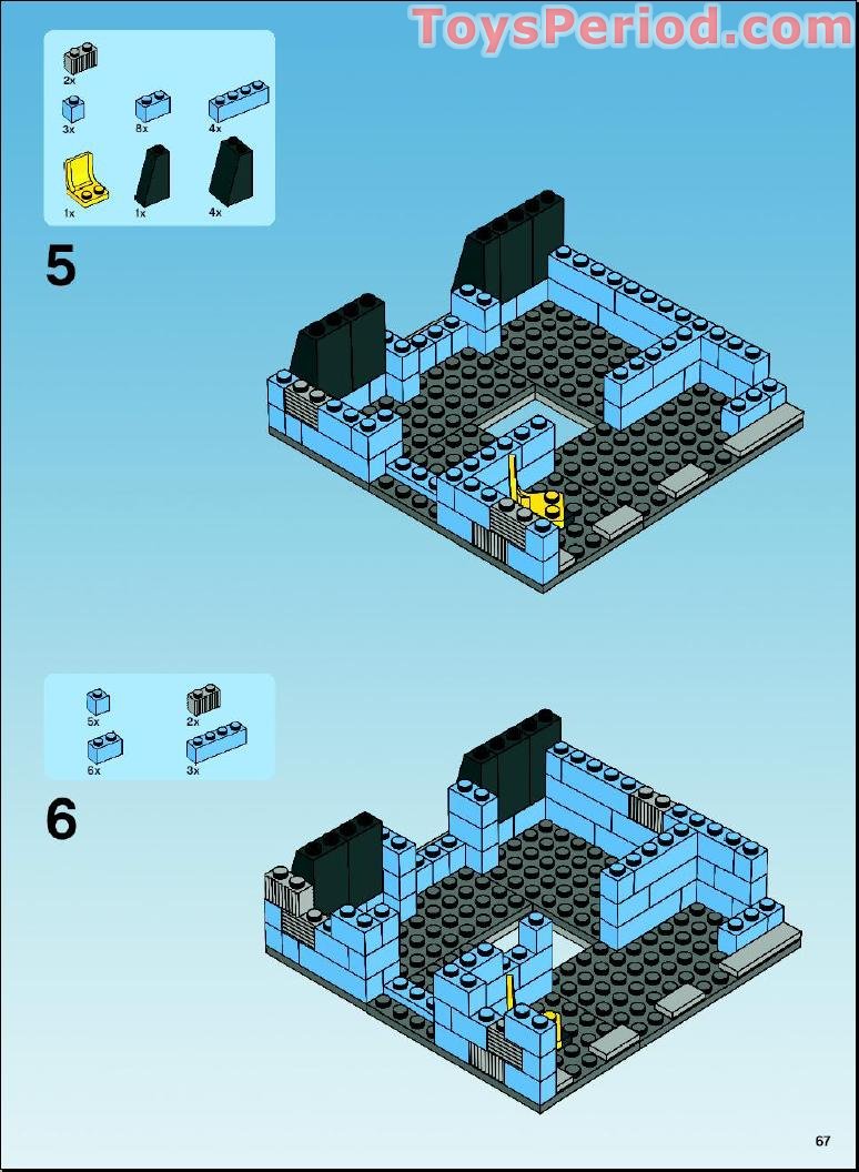 LEGO 10190 Market Street Instructions and Parts List