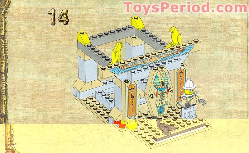 LEGO 3722 Treasure Tomb - TRU Instructions and Parts List