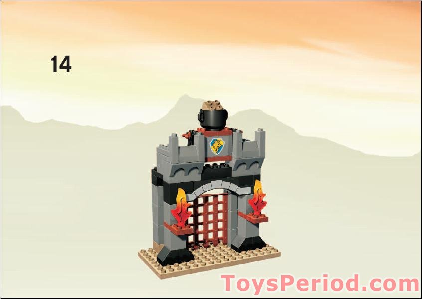 LEGO 4777 Duplo Knights' Castle Instructions and Parts List