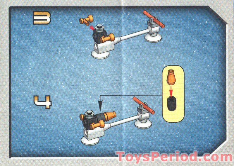 LEGO 4485 Mini Sebulba's Podracer and Anakin's Podracer Instructions ...