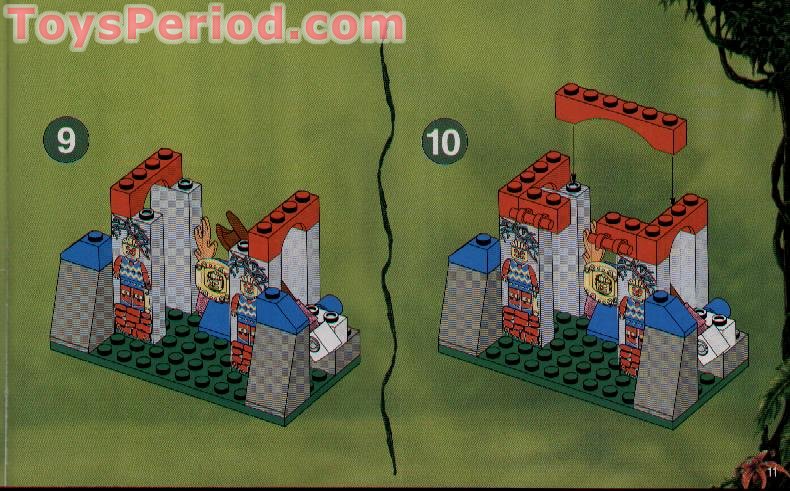 LEGO 5936 Spider's Secret Instructions and Parts List