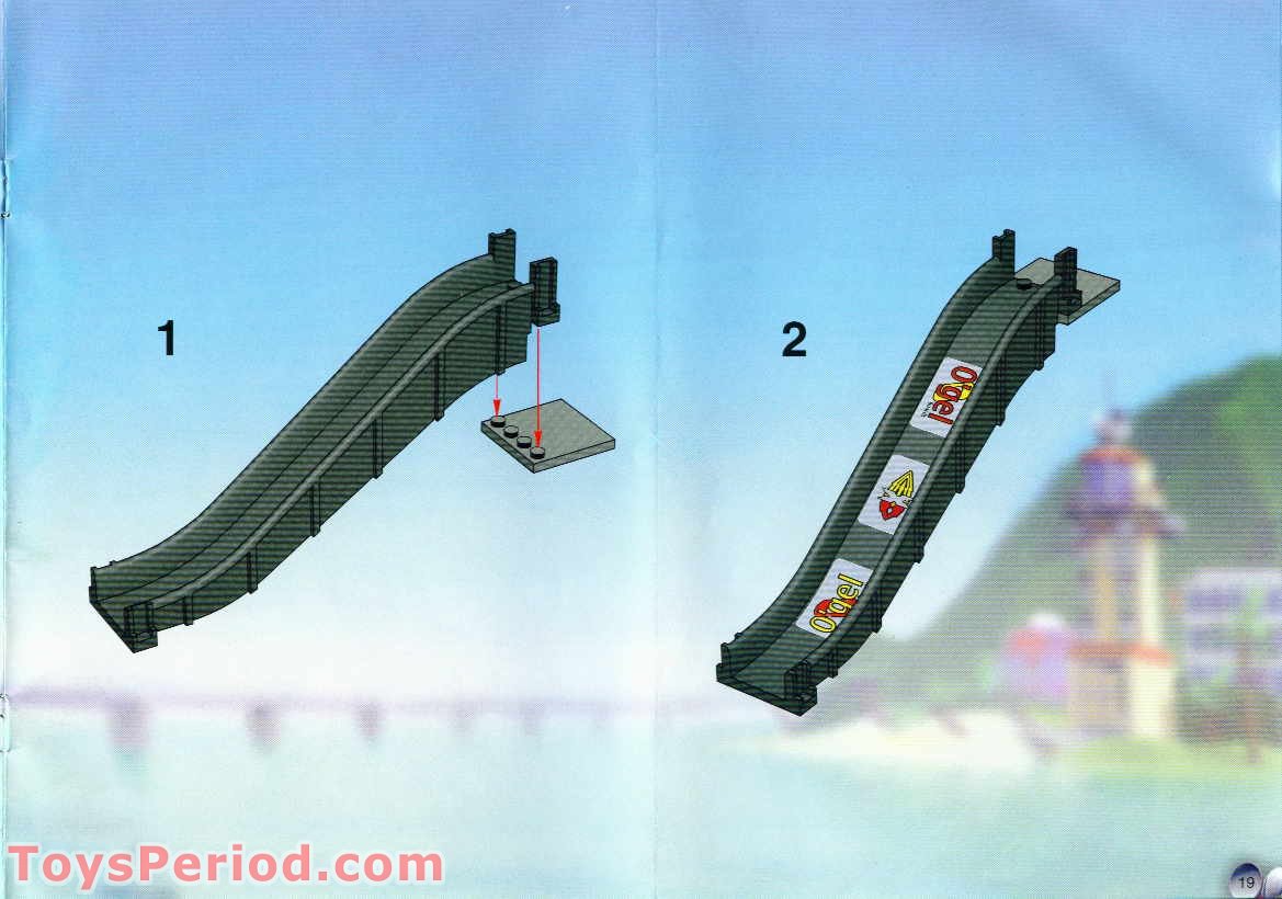 LEGO 6738 Skateboard Challenge Instructions and Parts List