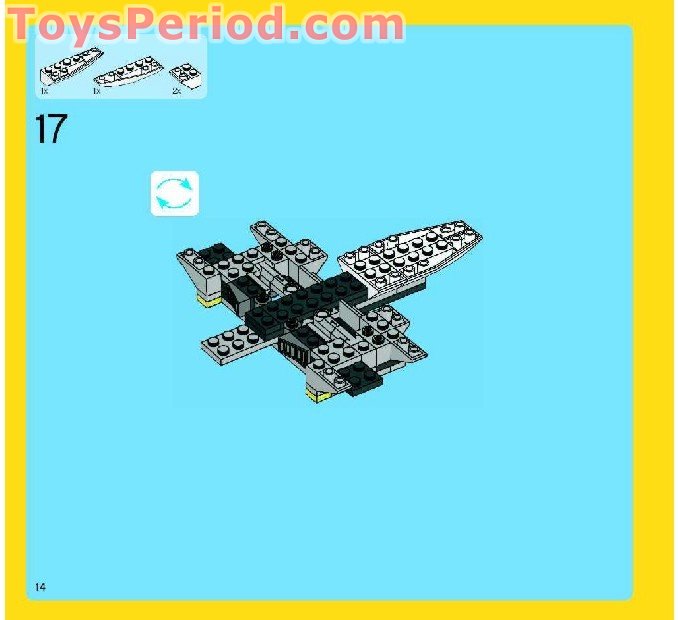 LEGO 6745 Propeller Power Instructions and Parts List
