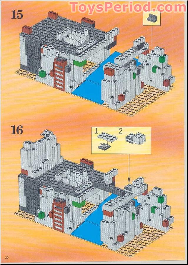 LEGO 6763 Rapid River Village Instructions and Parts List
