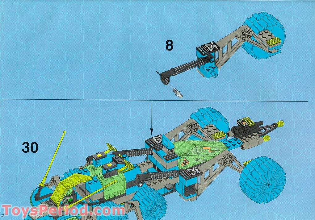 LEGO 6919 Planetary Prowler Instructions and Parts List