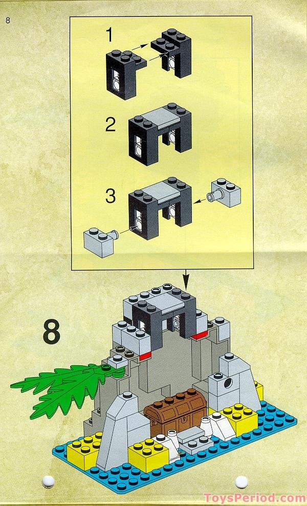 LEGO 6248 Volcano Island Set Parts Inventory and Instructions - LEGO ...