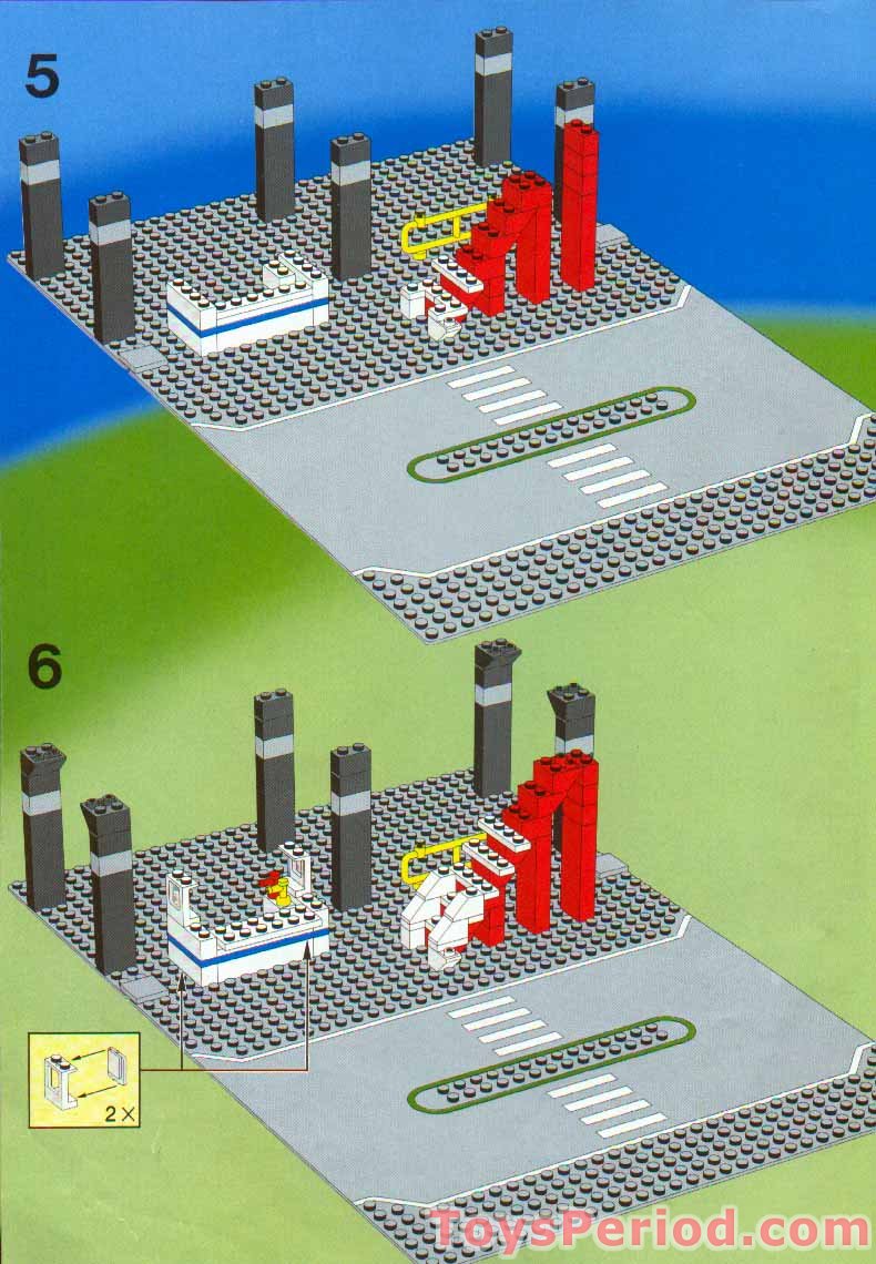 LEGO 6399 Airport Shuttle Instructions and Parts List