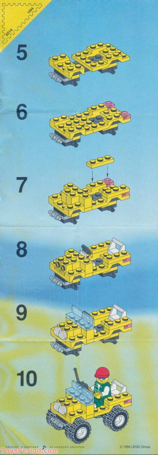 LEGO 6514 Trail Ranger Instructions and Parts List