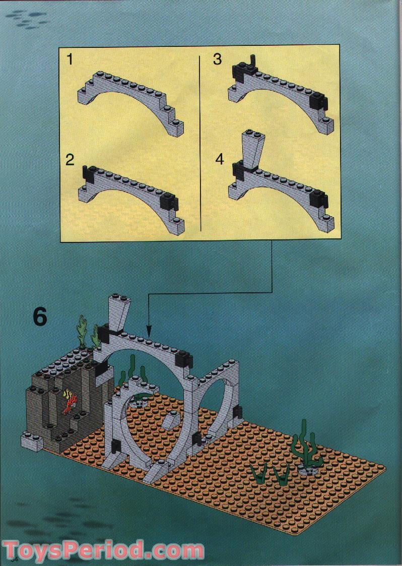 LEGO 6560 Diving Expedition Explorer Instructions and Parts List