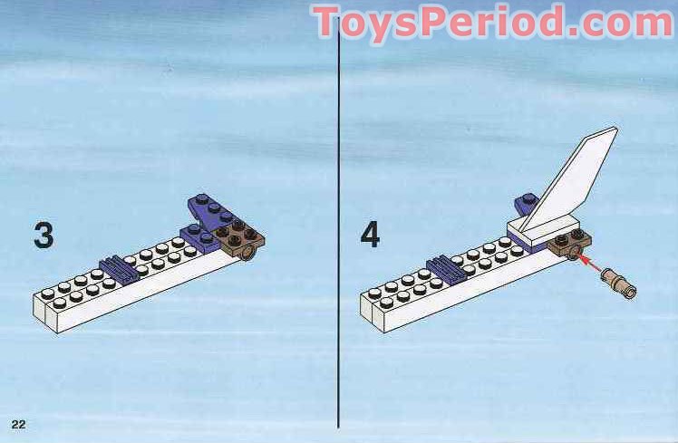 LEGO 7741 Police Helicopter Instructions and Parts List