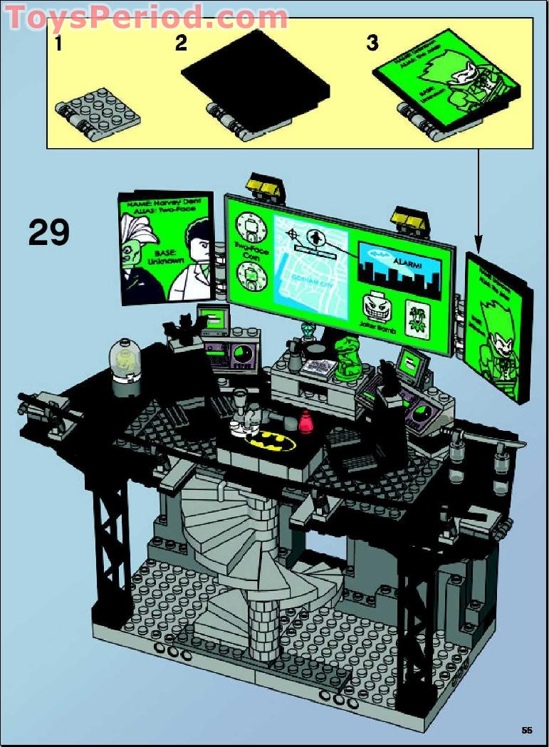 LEGO 7783 The Batcave: The Penguin and Mr. Freeze's Invasion ...