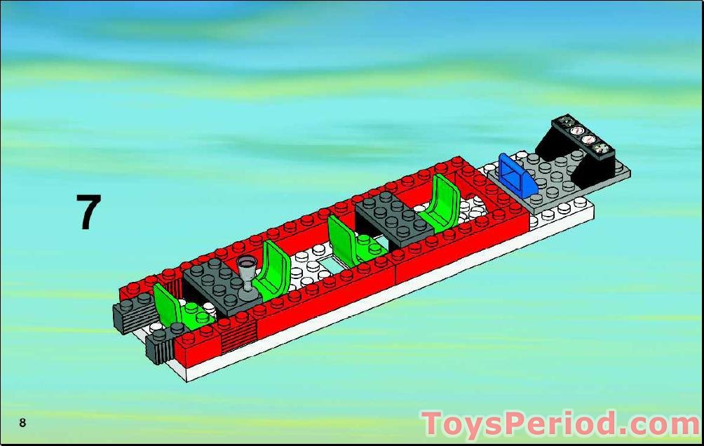 LEGO 7897 Passenger Train Instructions and Parts List
