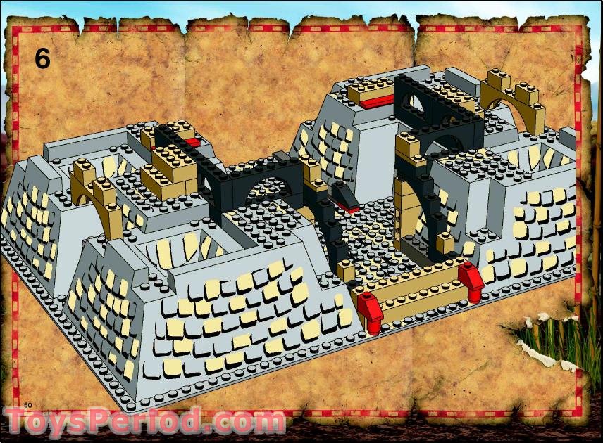 LEGO 7419 Dragon Fortress Instructions and Parts List