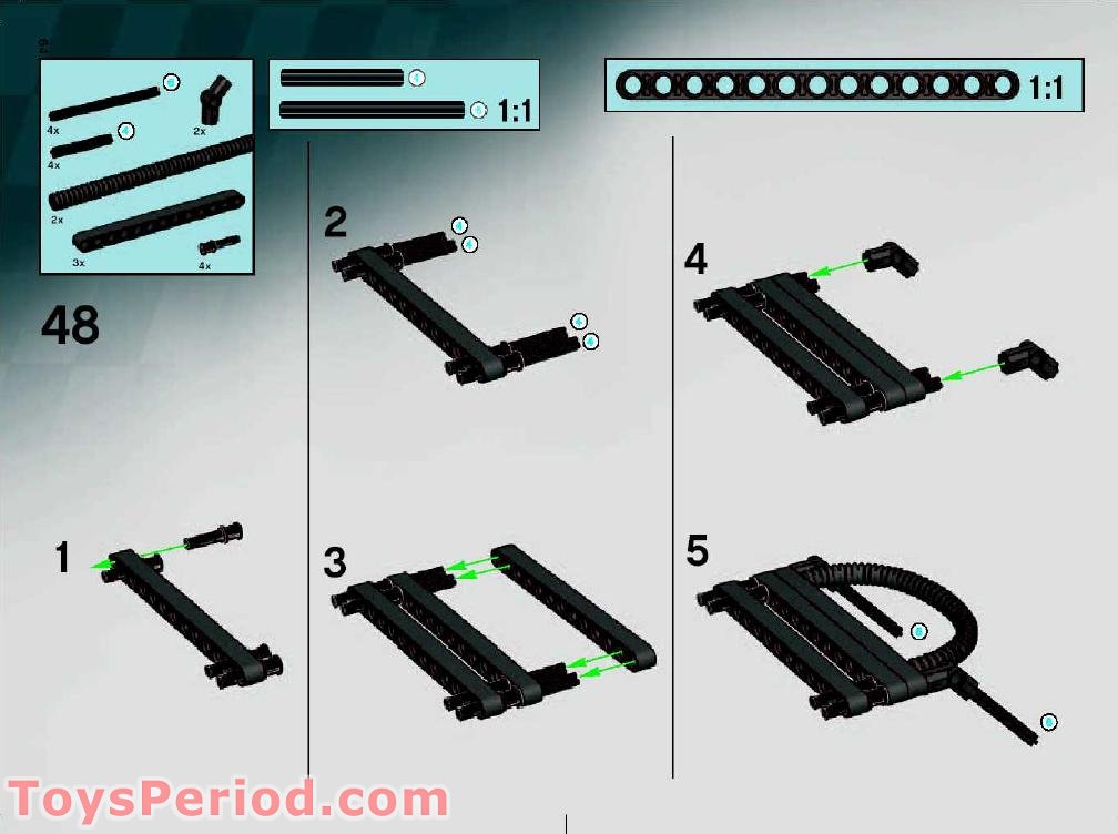 LEGO 8682 Nitro Intimidator Instructions and Parts List