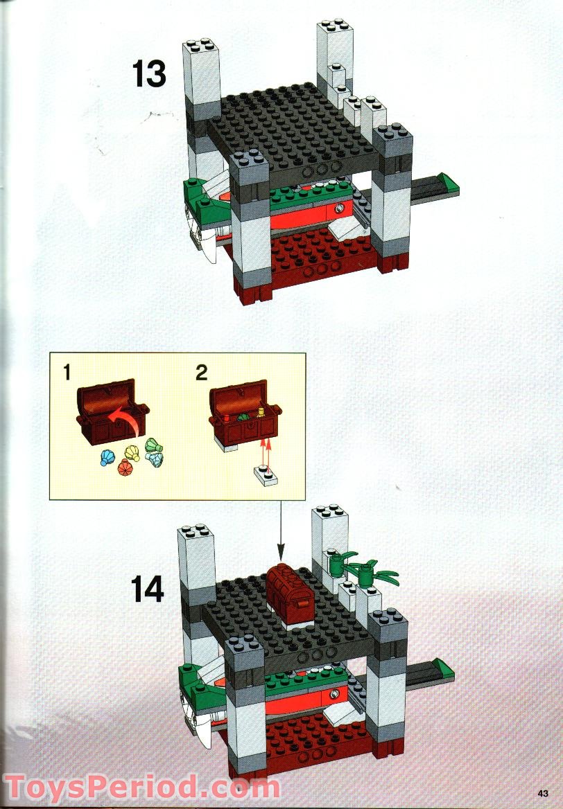 LEGO 8780 Citadel of Orlan Instructions and Parts List