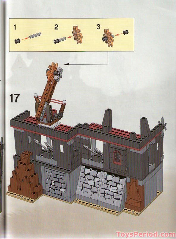LEGO 8877 Vladek's Dark Fortress Instructions and Parts List