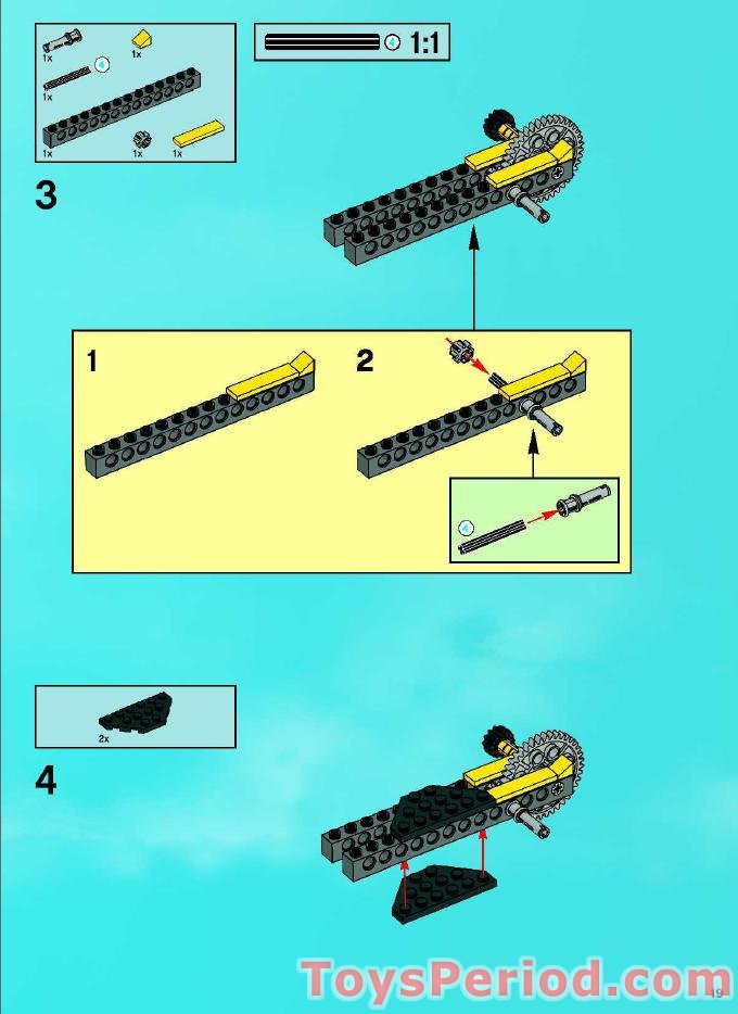 LEGO 8107 Fight for the Golden Tower Instructions and Parts List