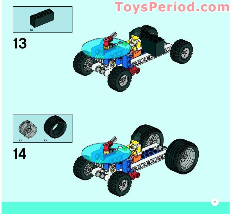 LEGO 9686-1 Simple and Motorized Mechanisms Base Set Instructions and ...