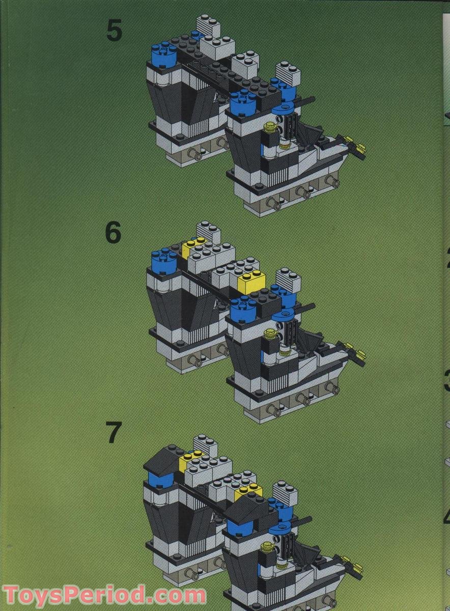 LEGO 2154 Robo Master Instructions and Parts List