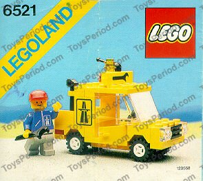 LEGO 6521 Emergency Repair Truck Instructions and Parts List