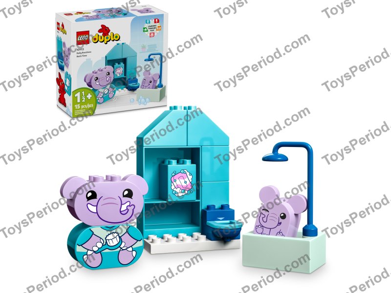 LEGO 10413 Daily Routines: Bath Time Set Parts List