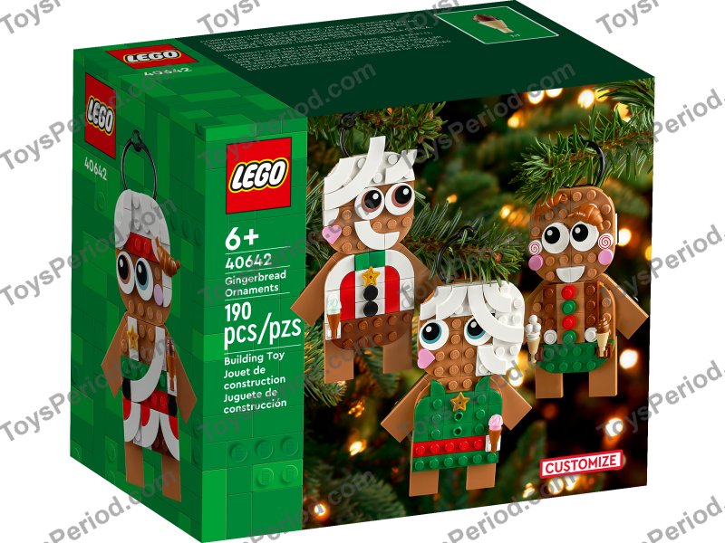 LEGO 40642 Gingerbread Ornaments Set Parts List