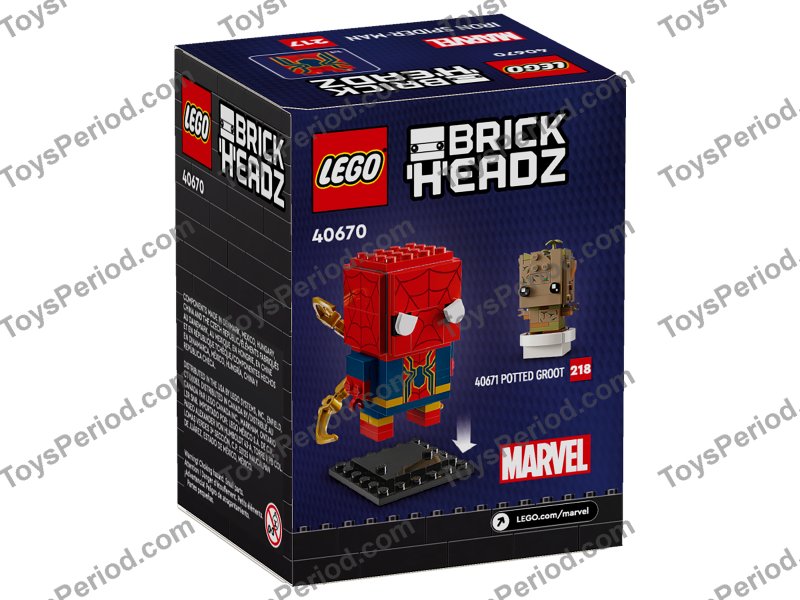 LEGO 40670 Iron Spider-Man Set Parts List
