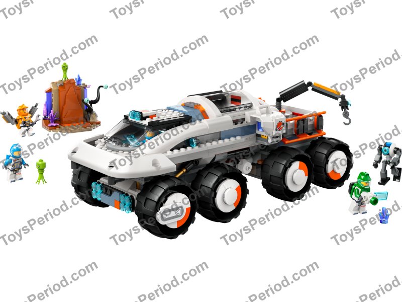 LEGO 60432 Command Rover and Crane Loader Set Parts List