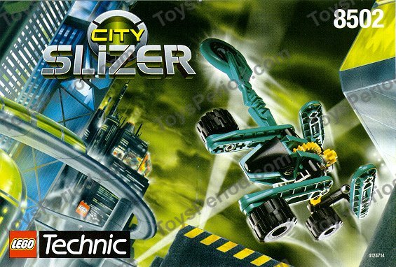 LEGO 8502 City Slizer Instructions and Parts List