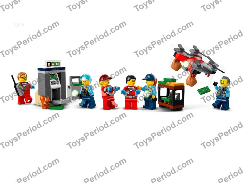 LEGO 60317 Police Chase at the Bank Set Parts List