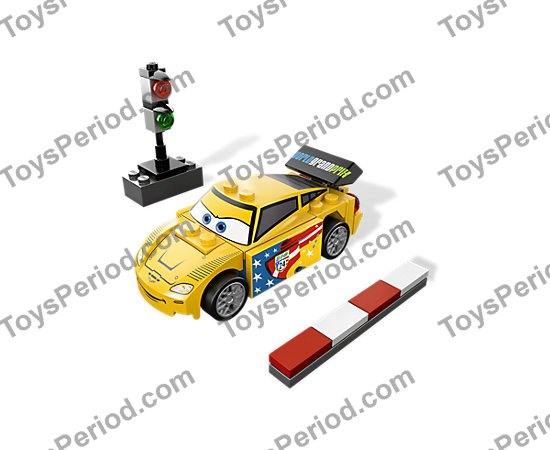 LEGO 9481 Jeff Gorvette Set Parts List