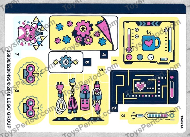 LEGO Sets with Part 41329stk01 Sticker Sheet for Set 41329 - (35930/ ...