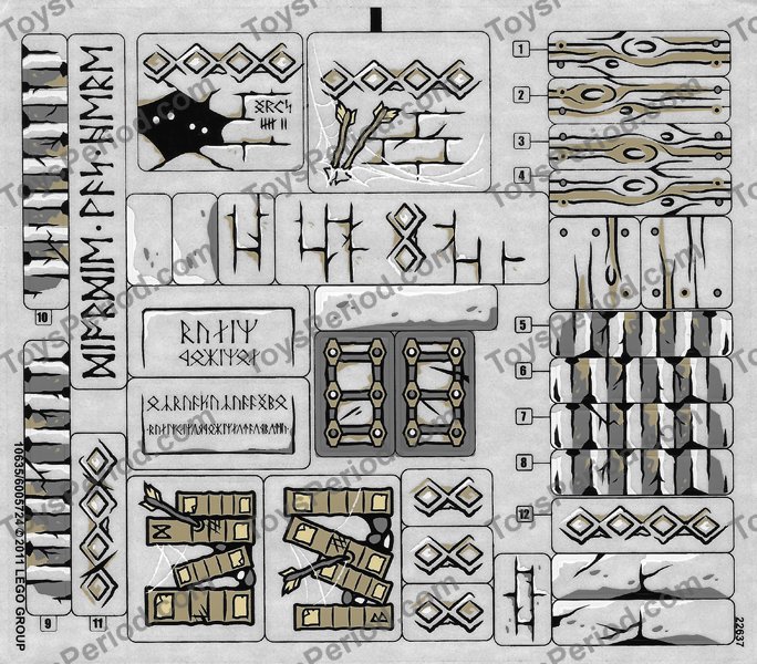 LEGO Sets with Part 9473stk01 Sticker Sheet for Set 9473 - (10635/6005724)