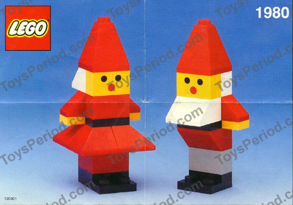 LEGO 1980 Santa's Elves Instructions and Parts List